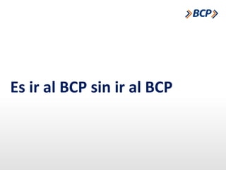 Banca celular bcp | PDF