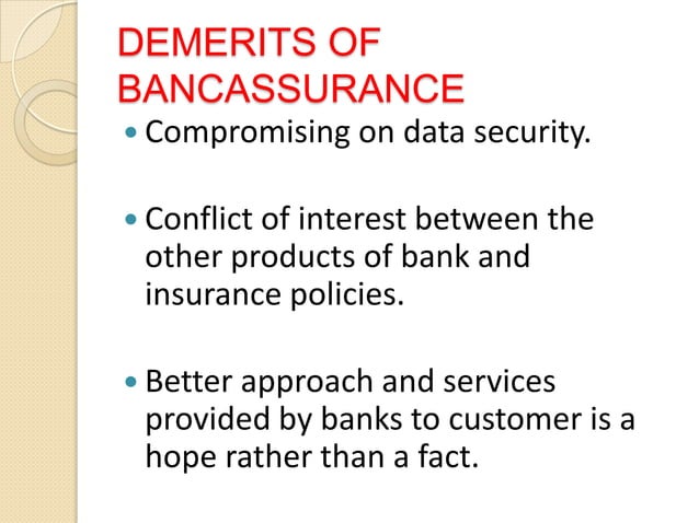 Bancassurance.ppt | Life Insurance | Insurance