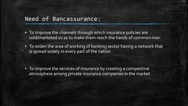 Bancassurance | PPTX | Business Banking & Finance | Business