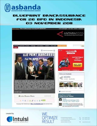 Blueprint Bancassurance asbanda Media Report | PDF