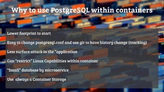 Containers and Databases | PPT