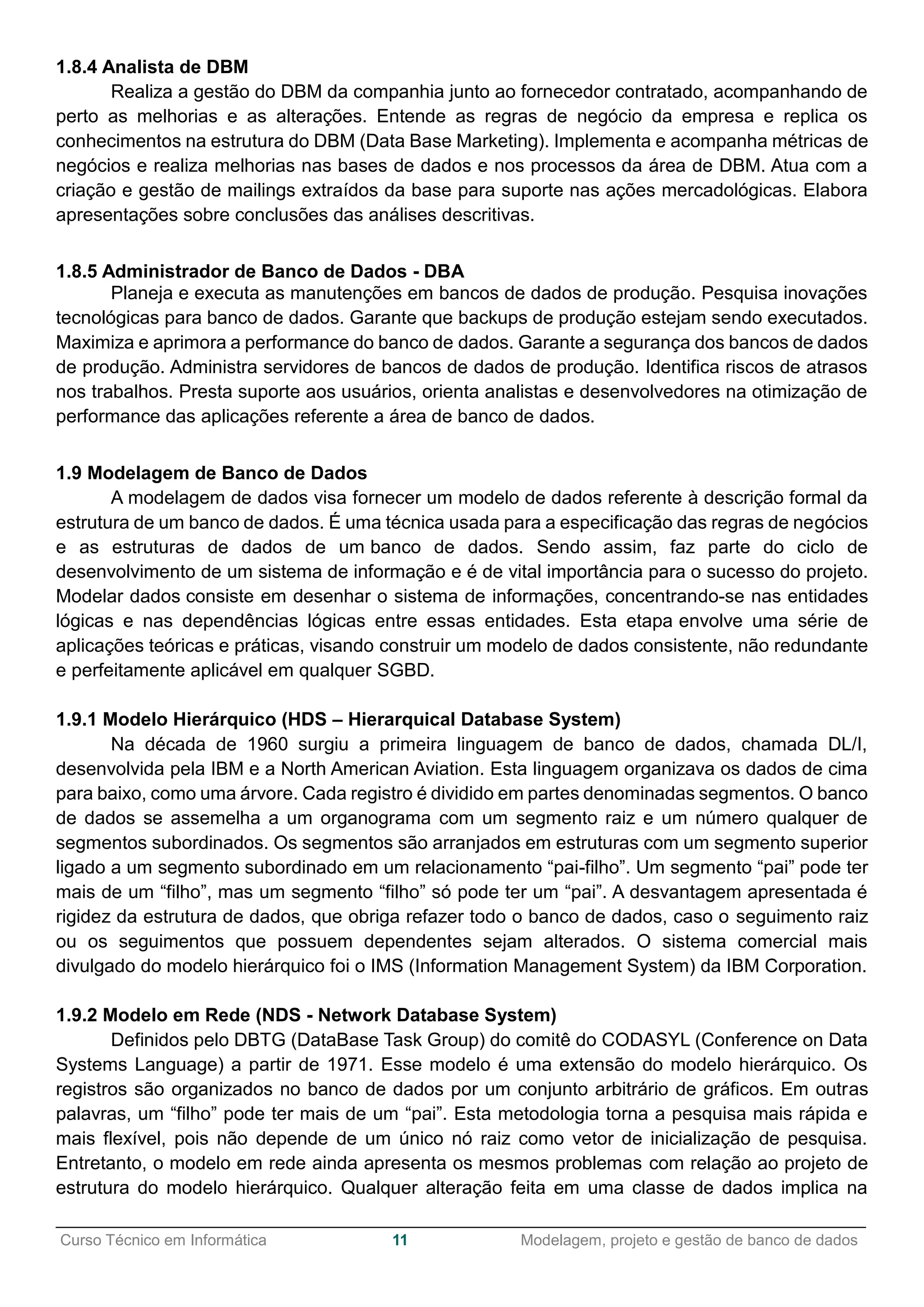 Apostila de Banco de Dados | PDF