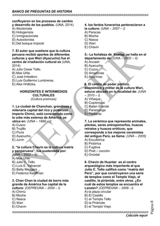 Banco de preguntas historia | PDF