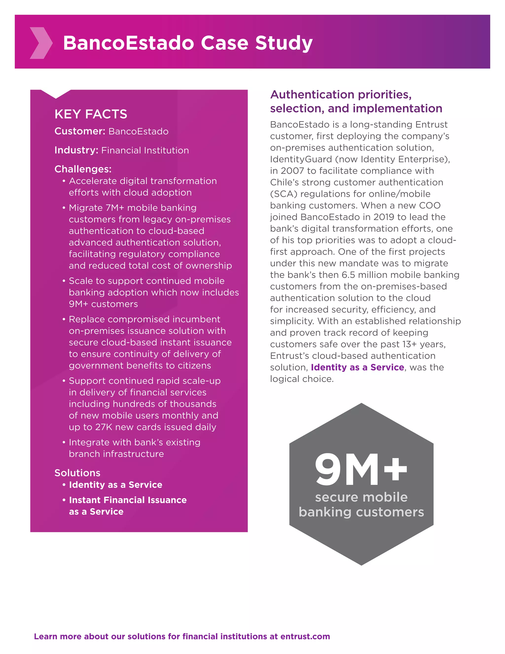 BancoEstado Accelerates Digital Transformation with Cloud-based MFA ...