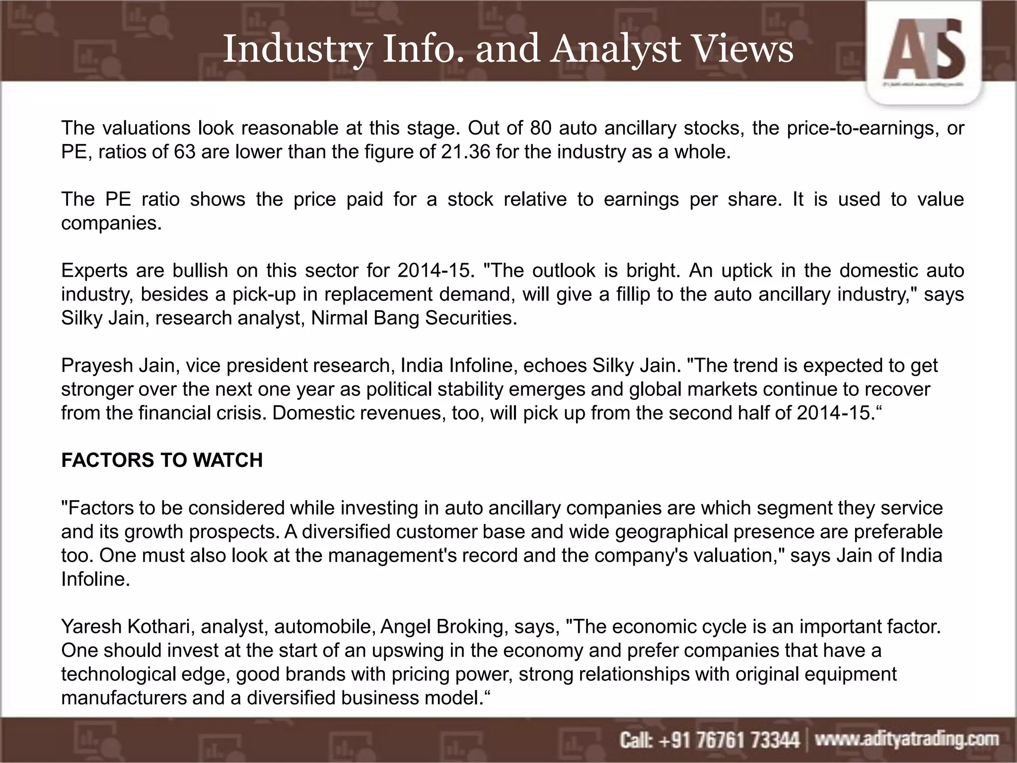 ATS Company Reports: Banco products | PDF