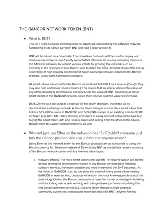 Bancor Protocol - Frequently Asked Questions Guide (Blockchain ...