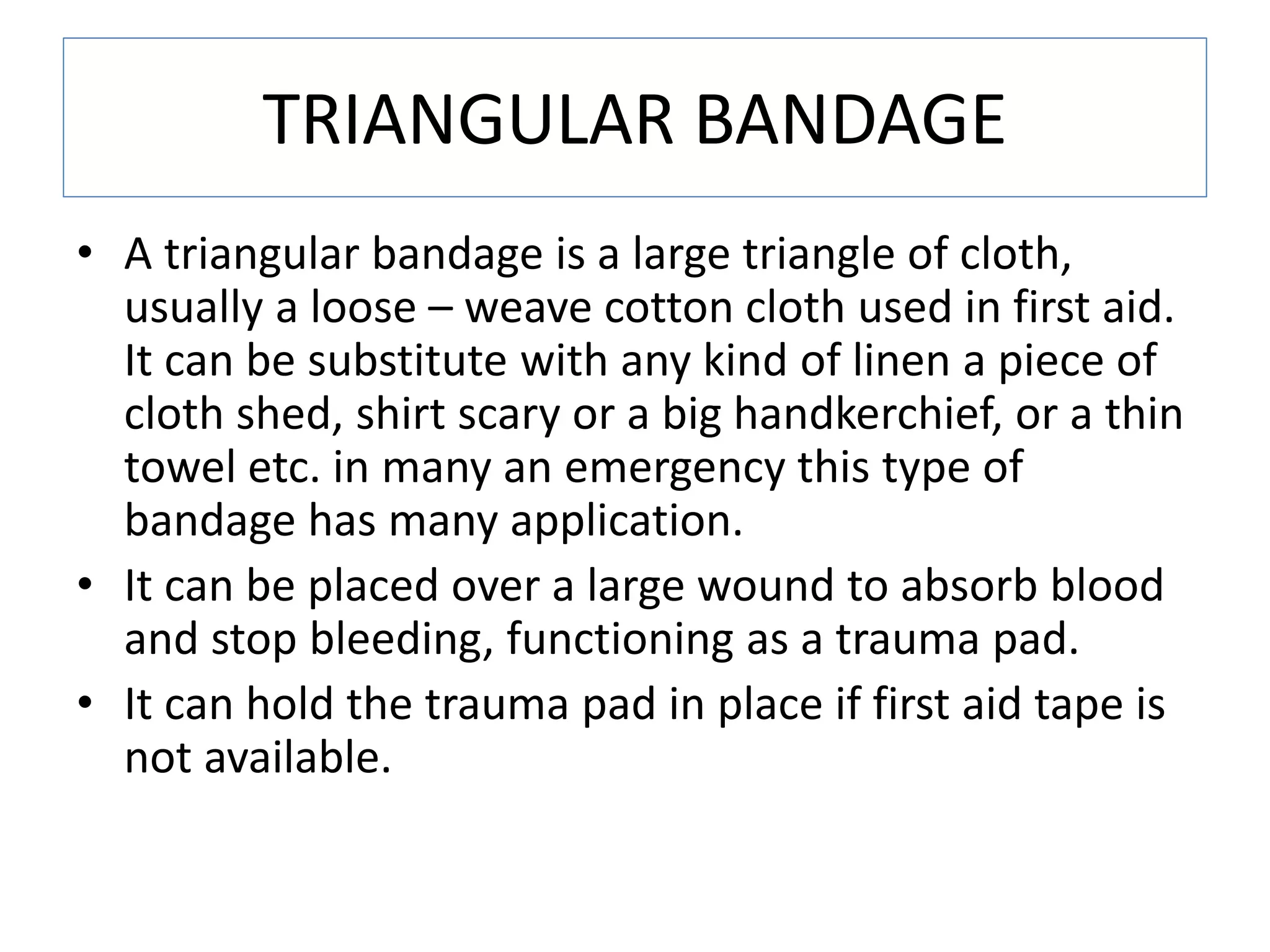 BANDAGE.pptx