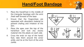 Triangular Bandage Techniques