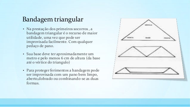 Tecnicas de Bandagem - Socorro de Urgência