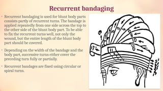 BANDAGES , types of bandages , special bandages | PPTX | First Aid ...