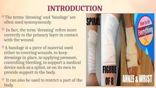BANDAGES , types of bandages , special bandages | PPTX | First Aid ...