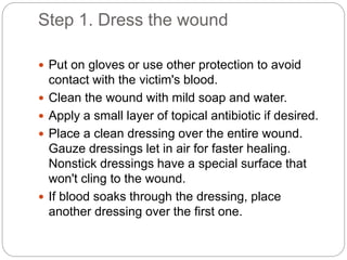 bandages for first Aid treatment.pptx