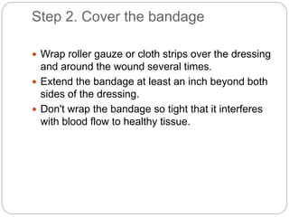 bandages for first Aid treatment.pptx