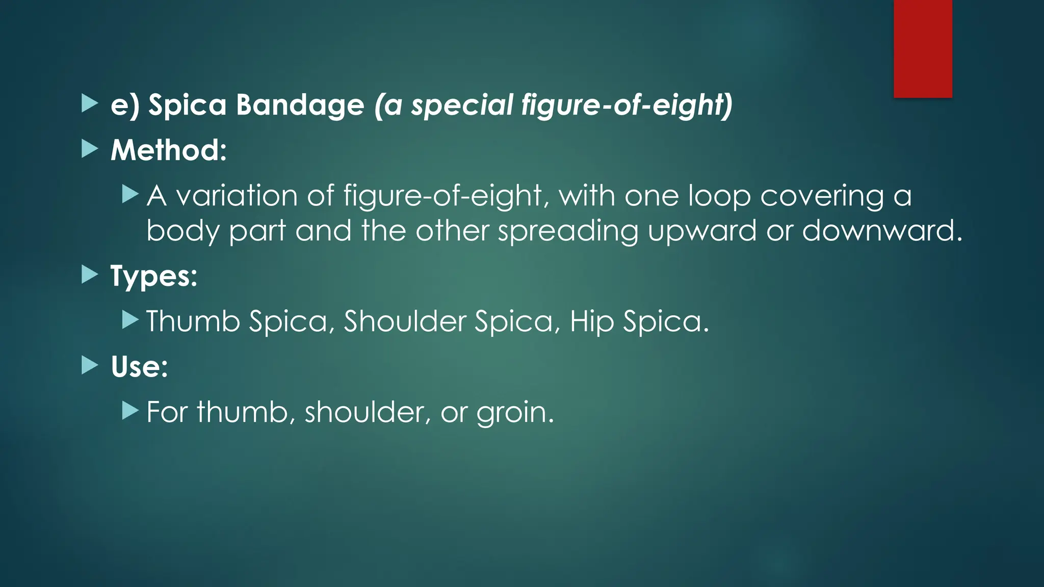bandaging types uses and techniques.pptx