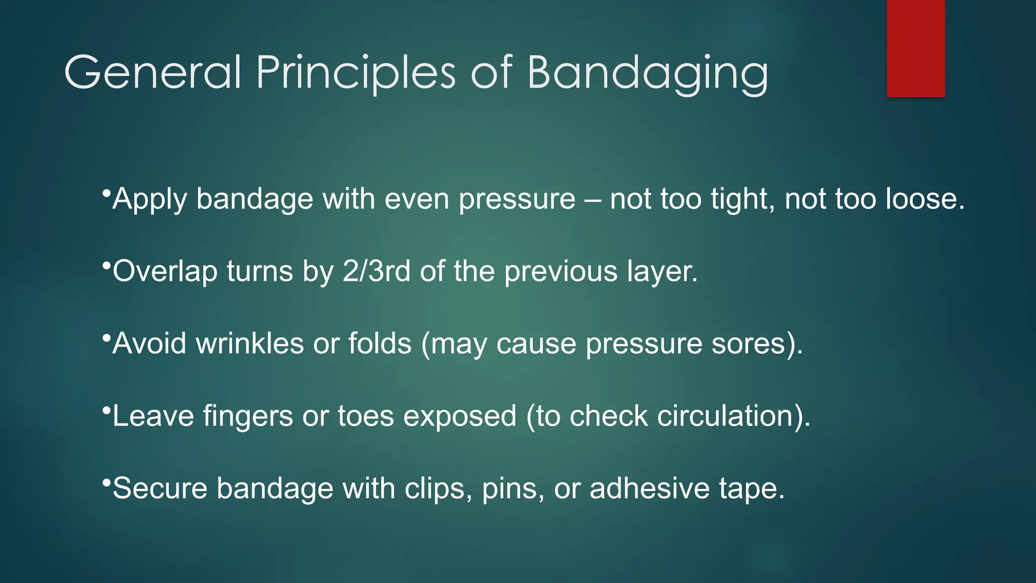 bandaging types uses and techniques.pptx