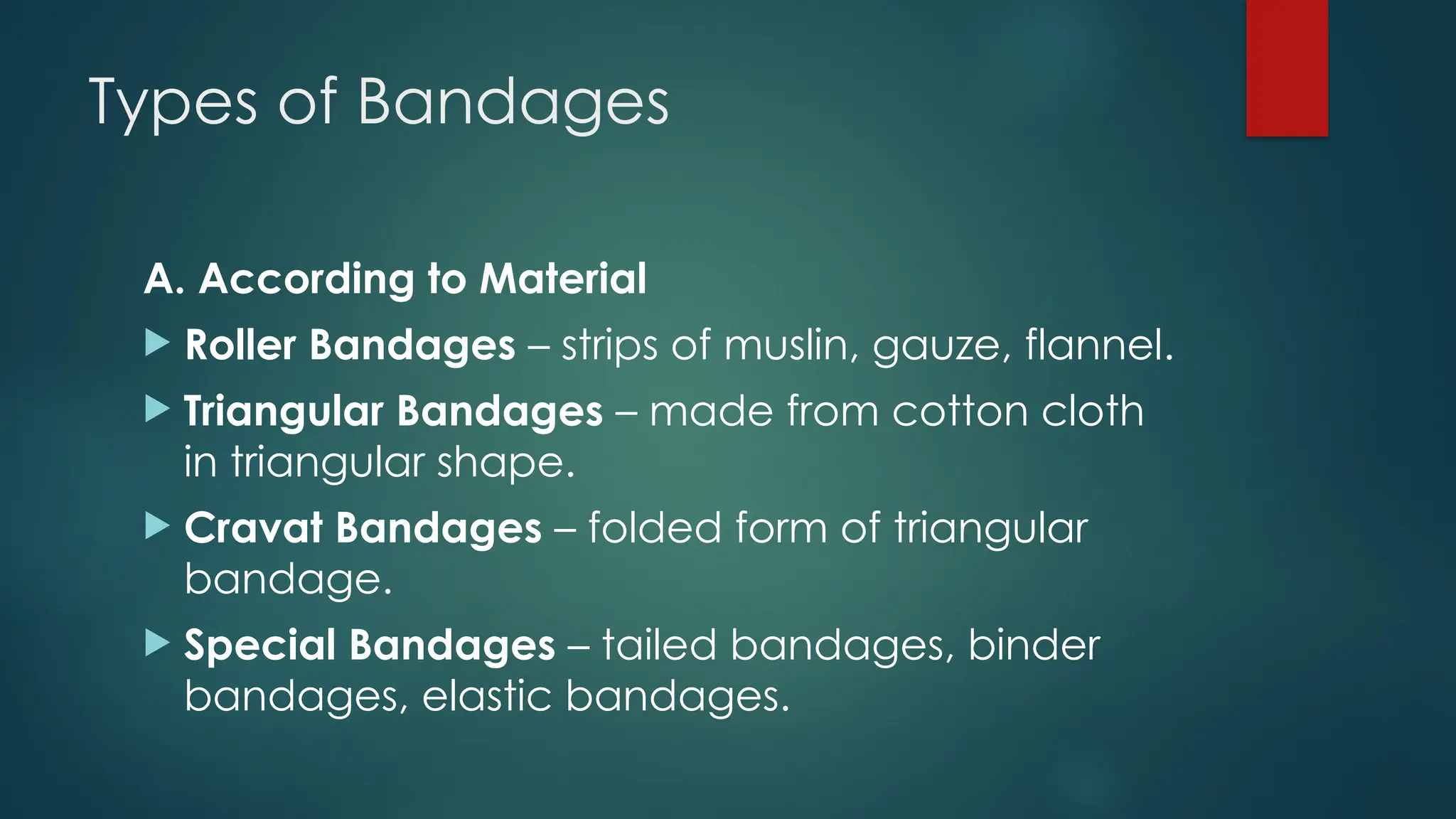 bandaging types uses and techniques.pptx