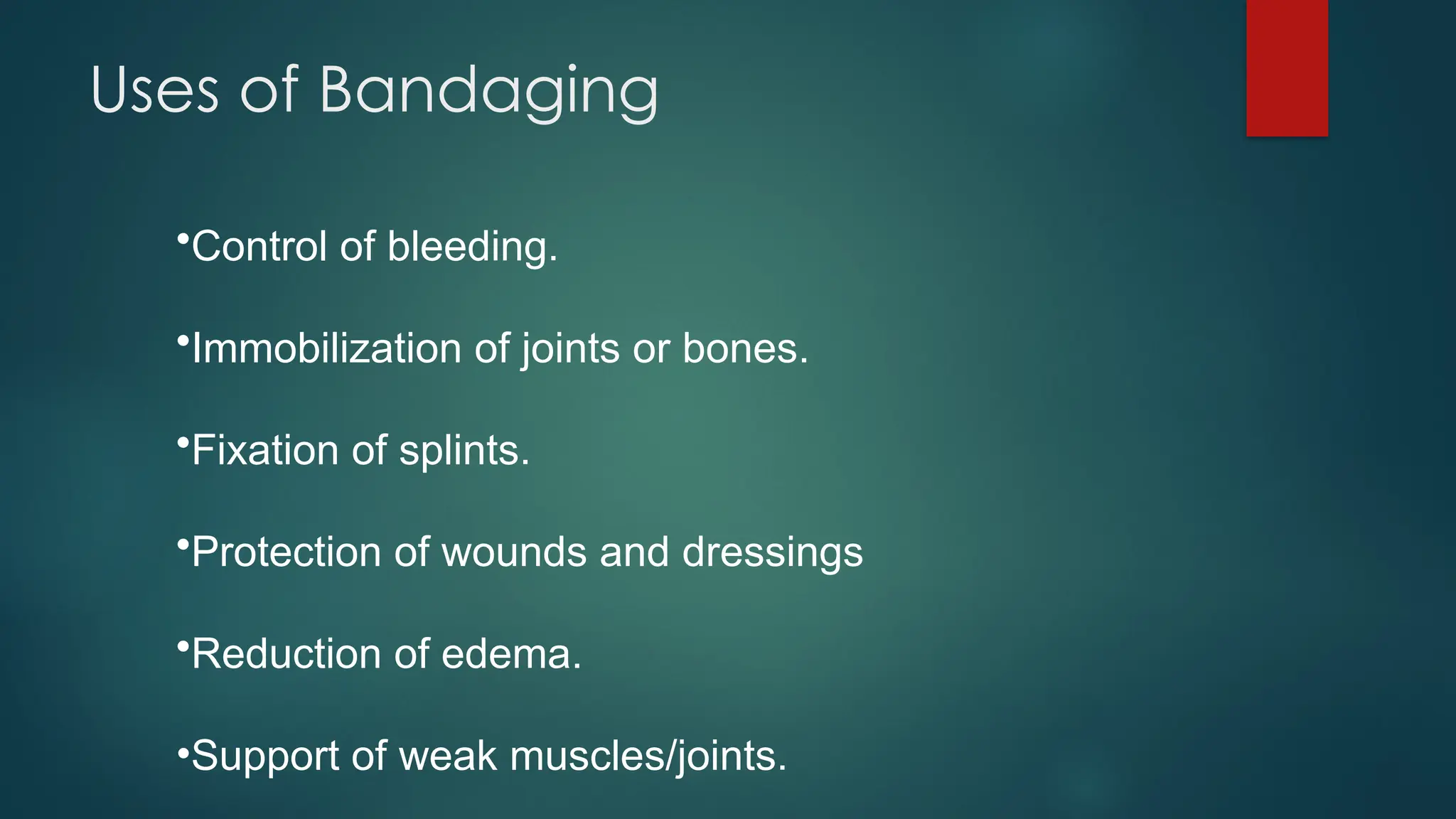 bandaging types uses and techniques.pptx