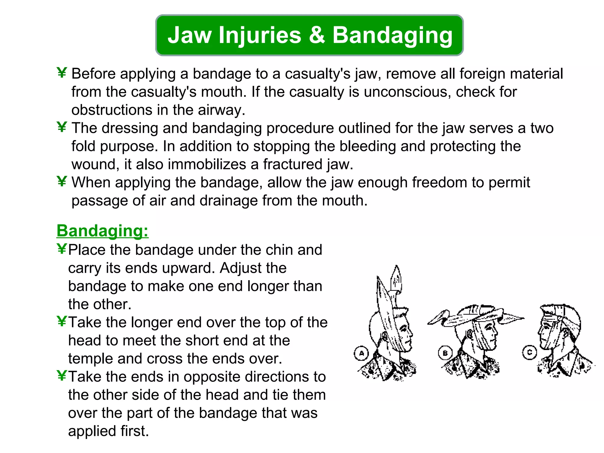 Bandaging | PPT | First Aid | Injuries