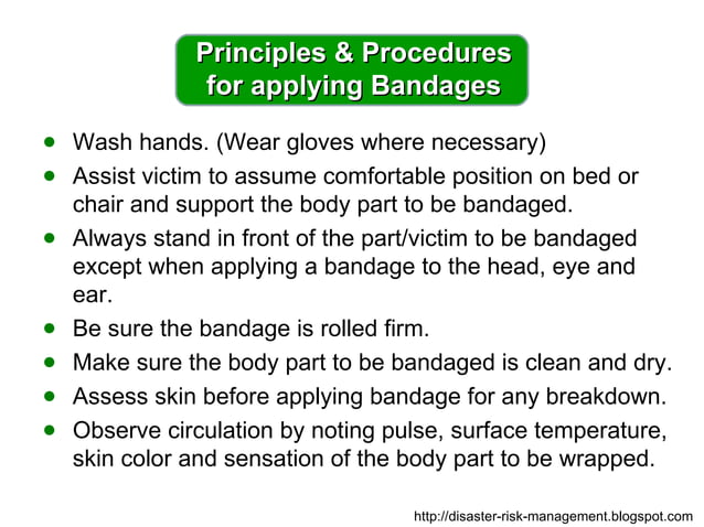Bandaging | PPT | First Aid | Injuries