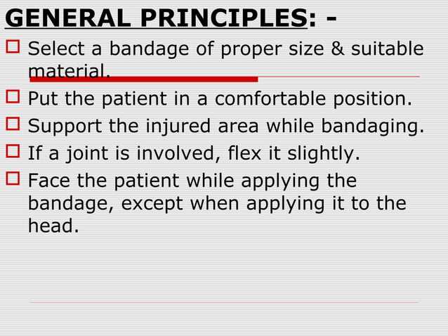 ppt on Bandaging | PPT | First Aid | Injuries