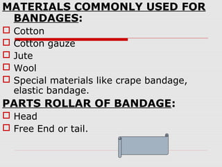 PPT INTRODUCTION TO BANDAGING TECHNIQUES UPPER EXTREMITIES, 50% OFF