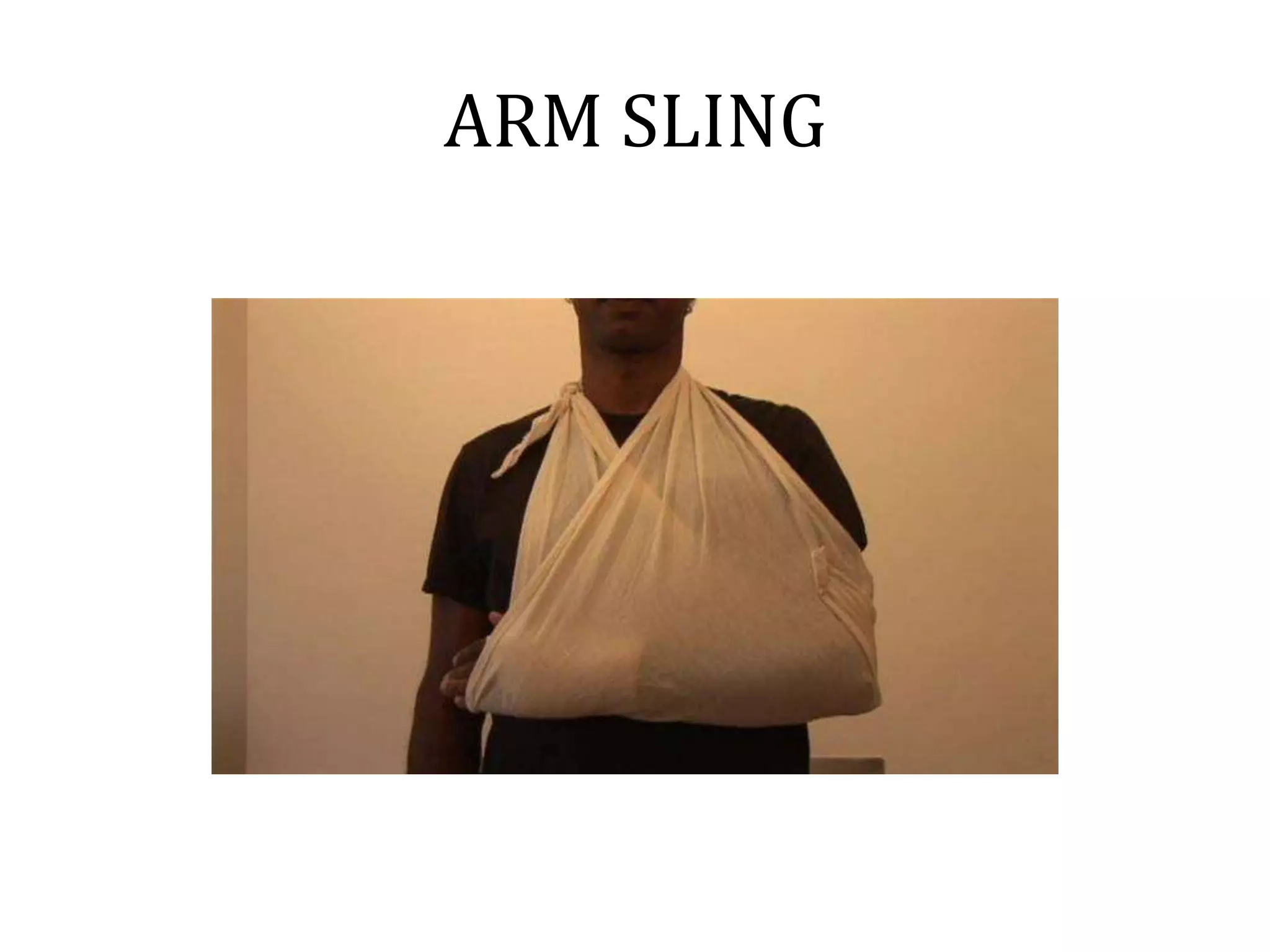 Bandaging and Splinting & Slings; Techniques and Types (Health Subject ...