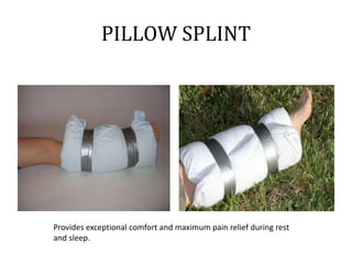 Bandaging and Splinting & Slings; Techniques and Types (Health Subject ...