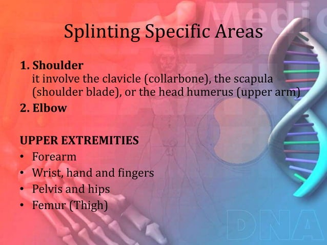 Bandaging and Splinting & Slings; Techniques and Types (Health Subject ...