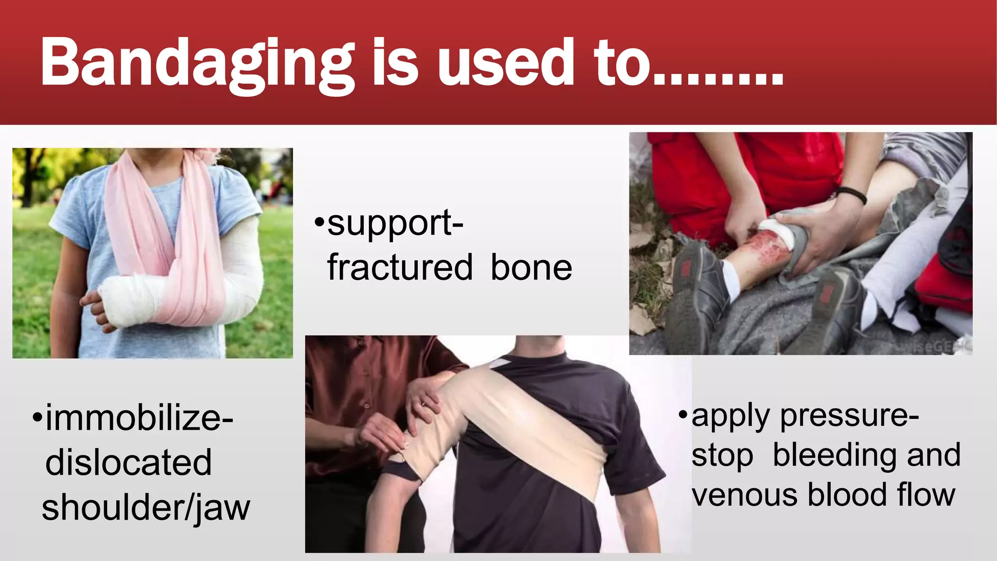 GRADE 9 HEALTH --- Bandaging | PPTX