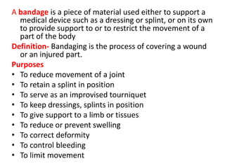 Bandaging | PPT
