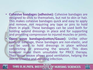 The BANDAGING for First Aid Provider and Health care Personel | PPT ...