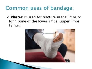 Bandaging Basics For Nursing Students | PPTX | First Aid | Injuries