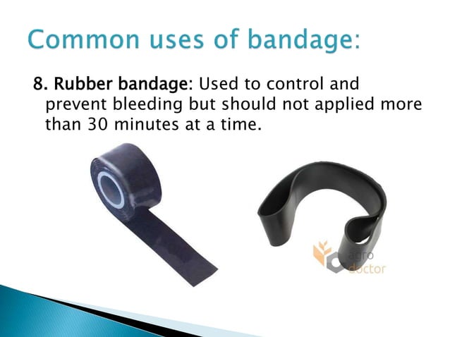 Bandaging Basics For Nursing Students | PPTX | First Aid | Injuries