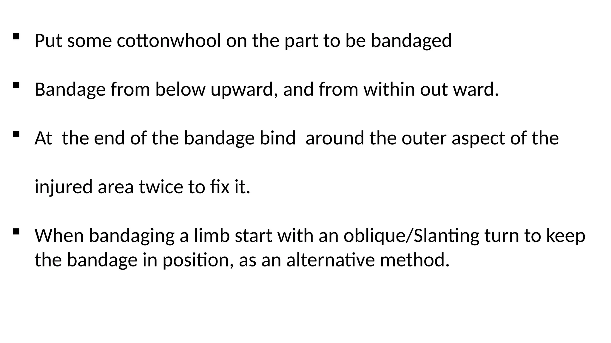 Bandaging under Fundamentals of Nursing .pptx