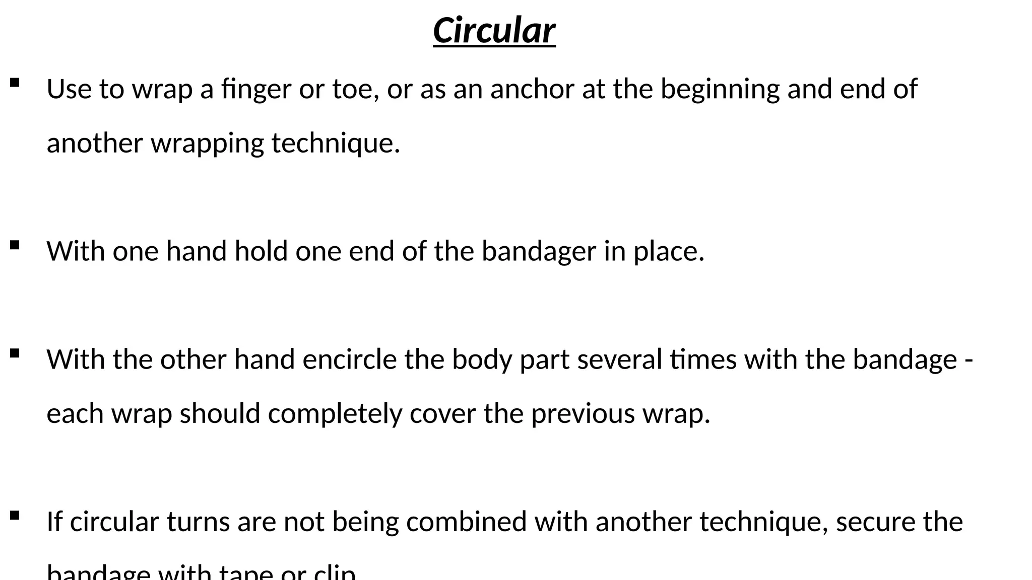 Bandaging under Fundamentals of Nursing .pptx