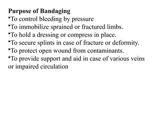 BANDAGING FOR STUDENT NURSES ND1 /HND1.pptx