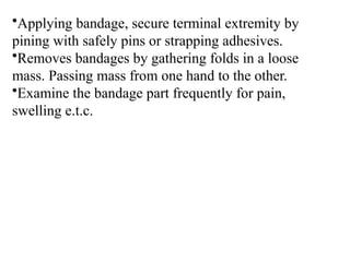 BANDAGING FOR STUDENT NURSES ND1 /HND1.pptx