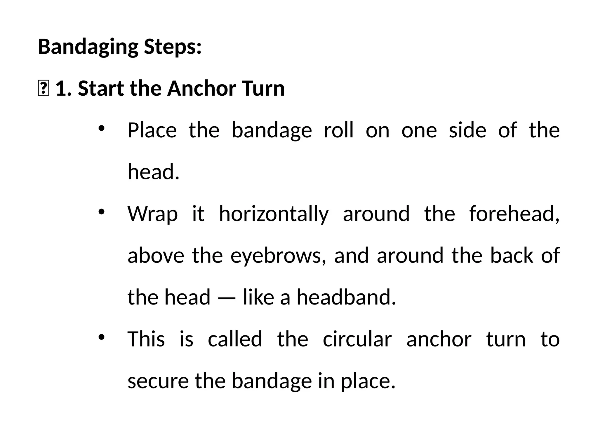 BANDAGING.ppt included in first aid for nursing students | PPTX