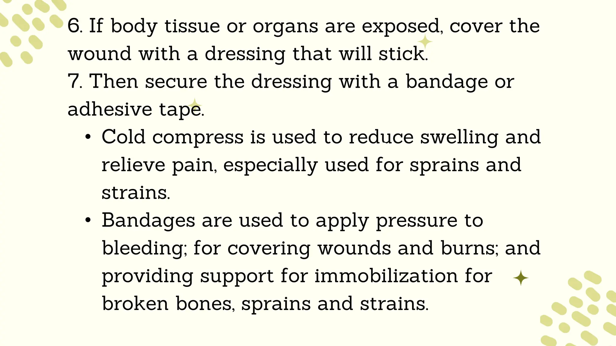 Grade 9- Health, Lesson 3: Bandaging and Dressing .pptx