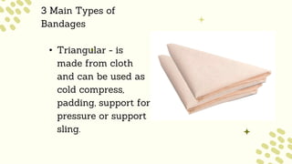 Grade 9- Health, Lesson 3: Bandaging and Dressing .pptx
