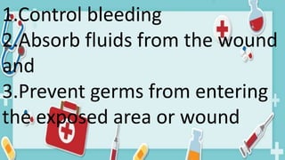 BANDAGING AND DRESSING OF WOUNDS-LESSON 2.pptx
