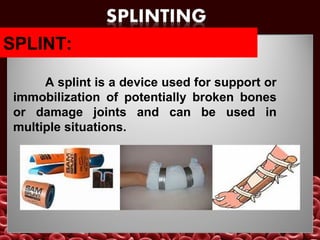 Bandaging&splinting | PPT