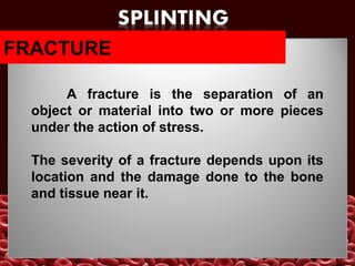 Bandaging&splinting | PPT