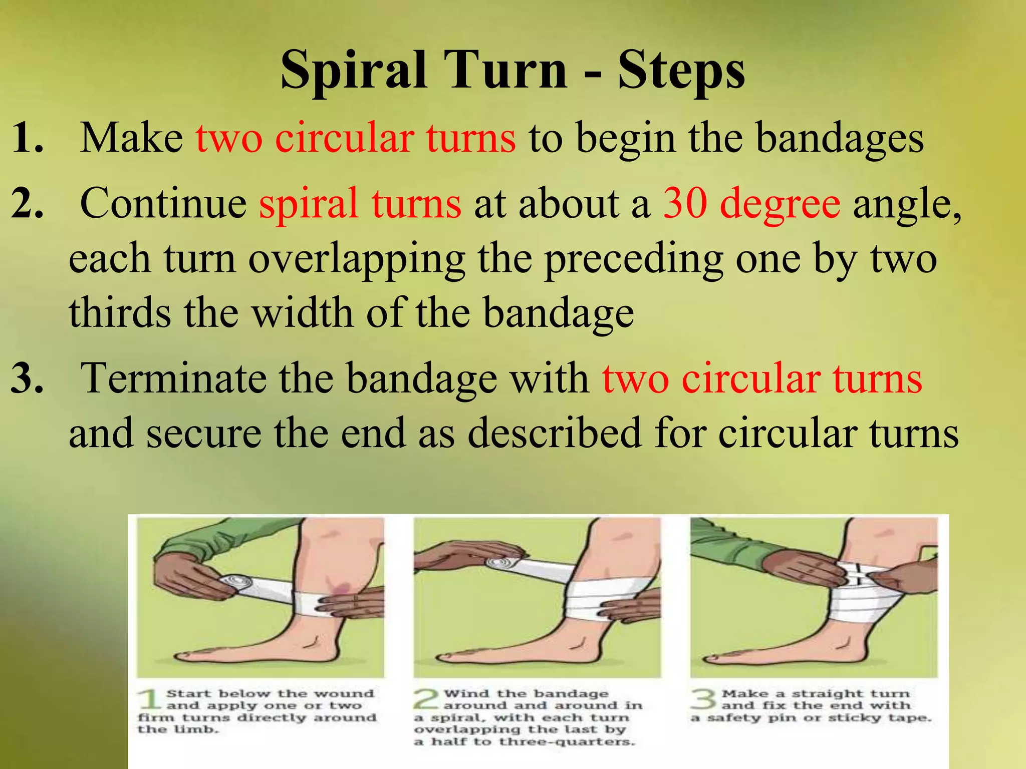 Bandaging technique | PPT