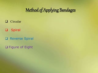 Bandaging technique | PPT