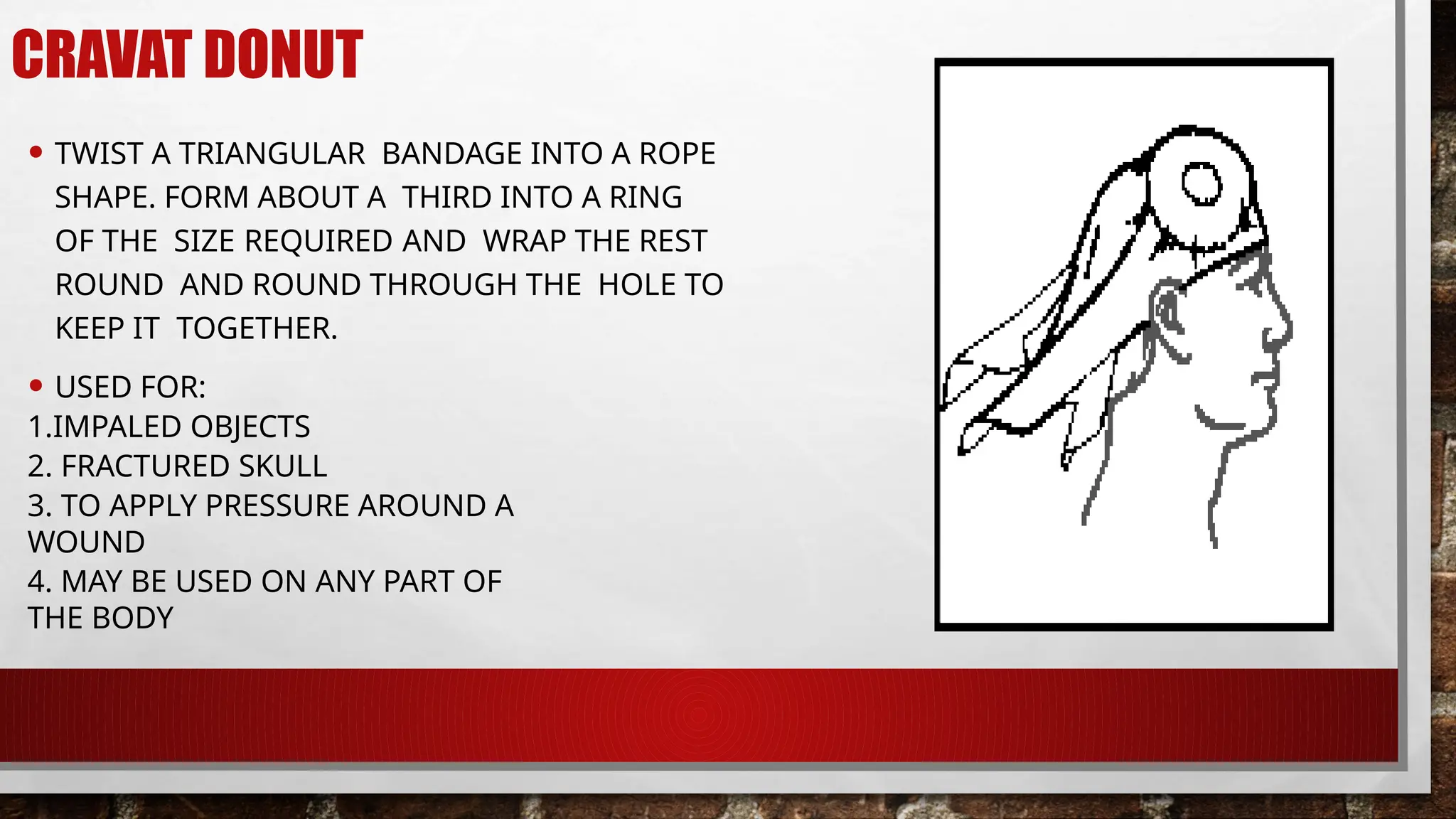 Bandaging with cravat.pptx Disaster Preparedness | PPTX