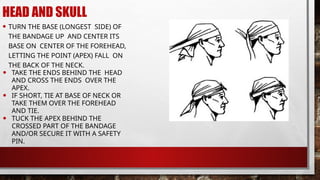 Bandaging with cravat.pptx Disaster Preparedness | PPTX