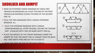 Bandaging with cravat.pptx Disaster Preparedness | PPTX