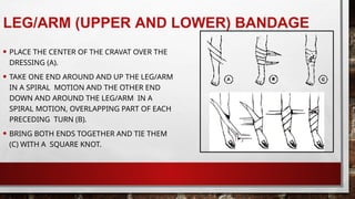 Bandaging with cravat.pptx Disaster Preparedness | PPTX