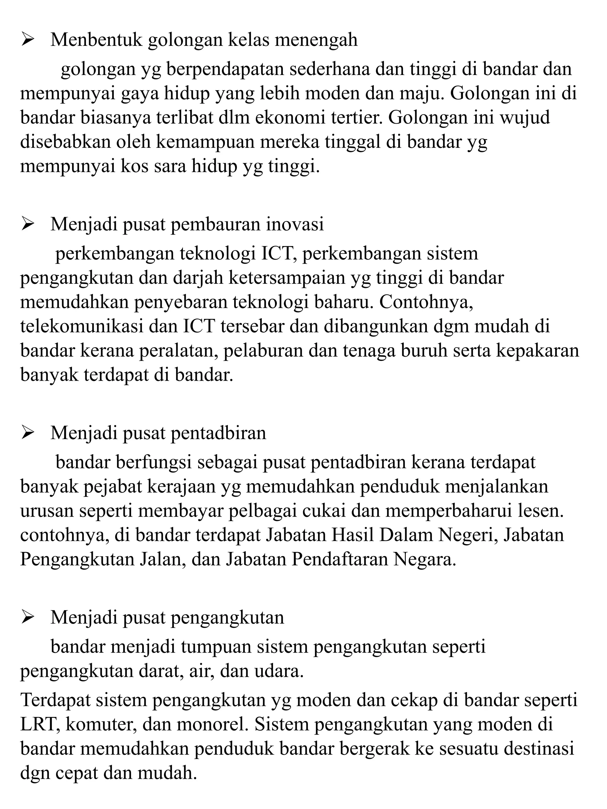 Bandar dan pembandaran | PPTX